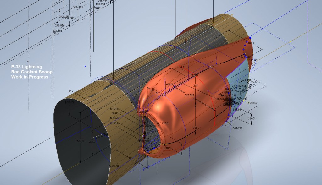Technote: P-38 Lightning Coolant Rad. – Aviation CAD TechNotes