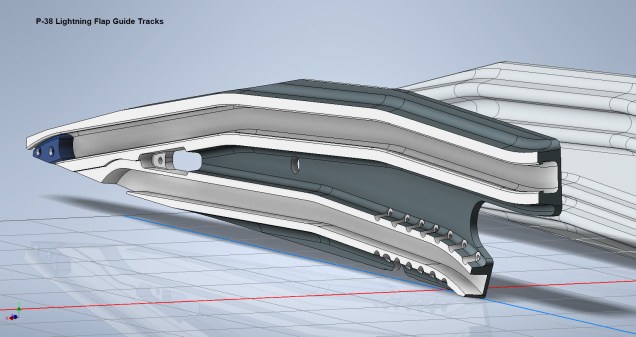 Technote: P-38 Lightning Flap Guide Tracks – Aviation CAD TechNotes