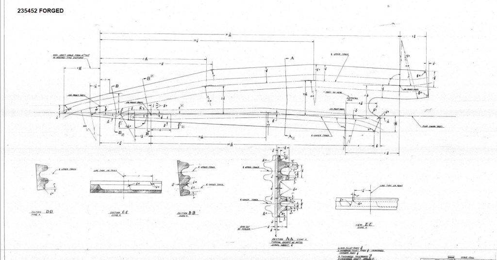 Technote: P-38 Lightning Flap Guide Tracks – Aviation CAD TechNotes