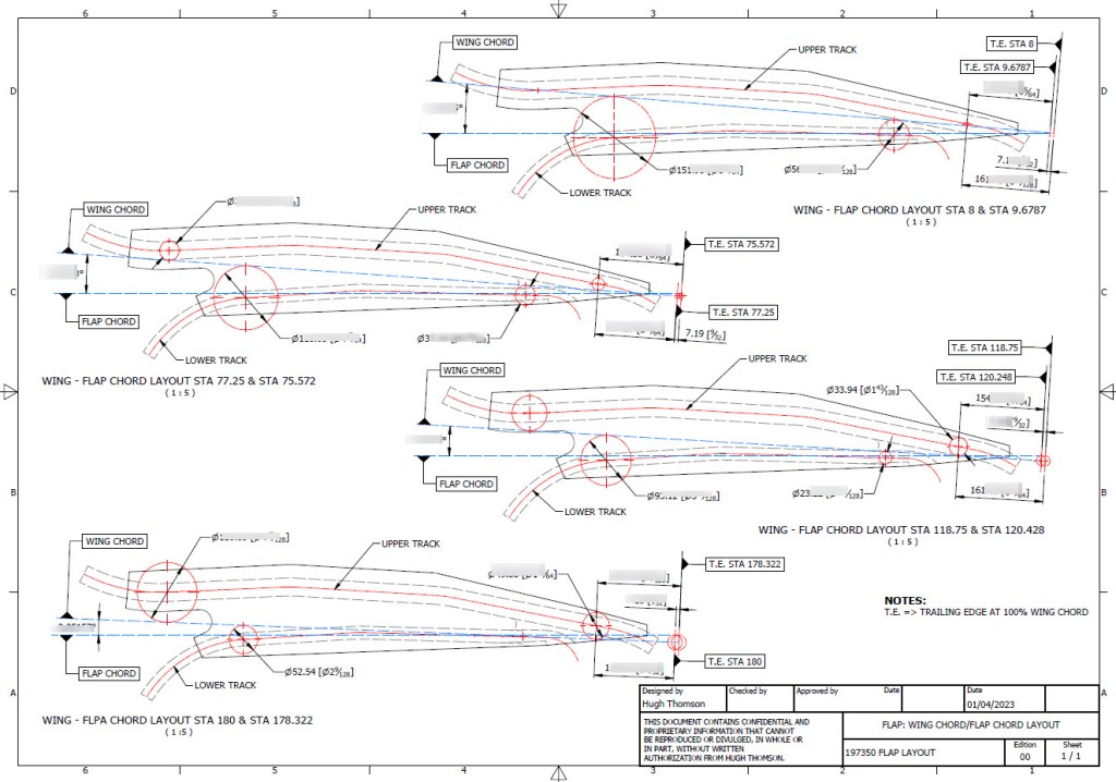 Technote: P-38 Lightning Flap Guide Tracks – Aviation CAD TechNotes