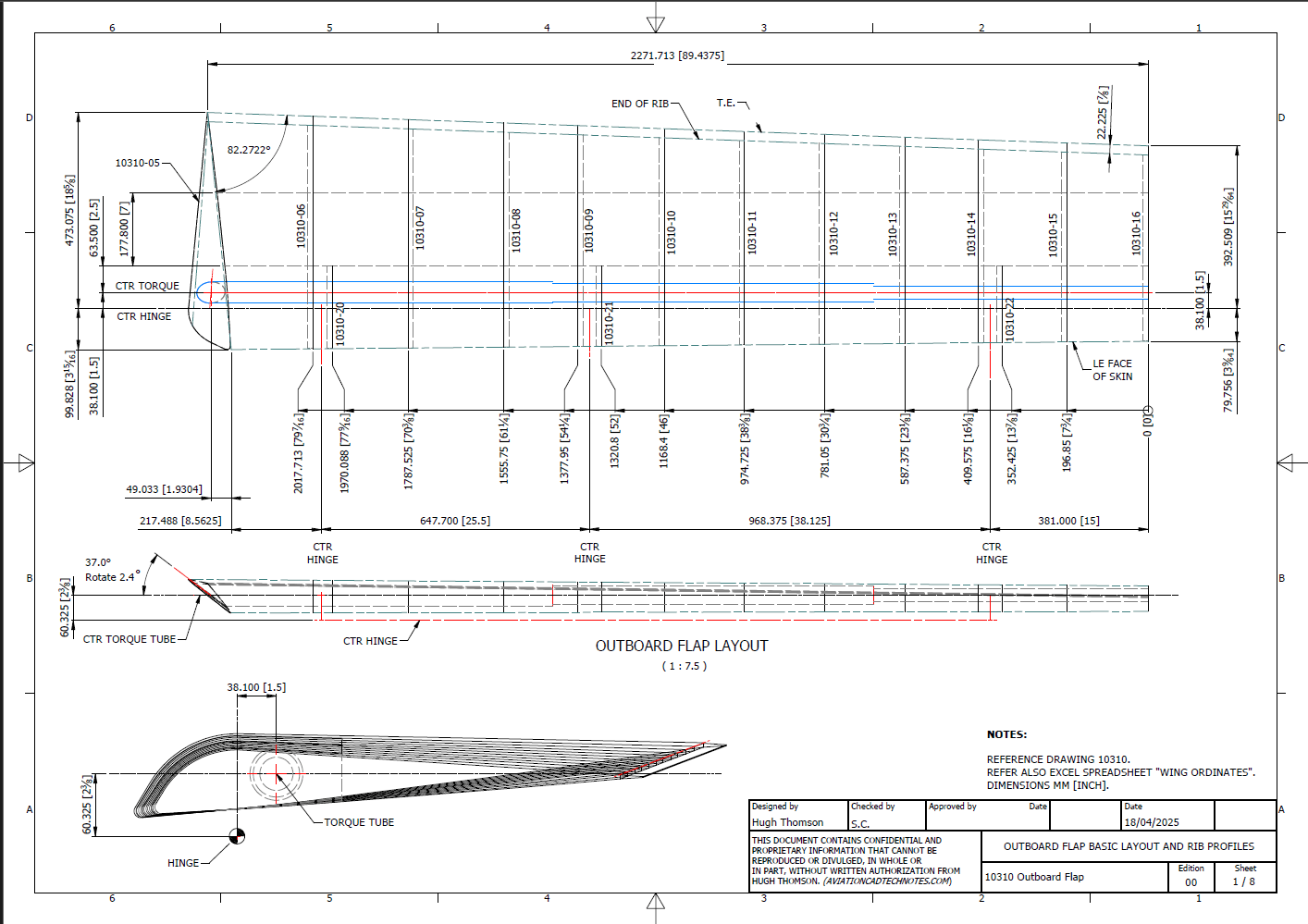 Aviation CAD TechNotes – Historical Aviation Research, Ordinate Studies ...